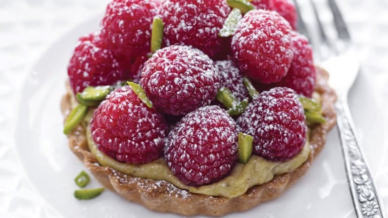 Raspberry and pistachio tarts | appetite magazine