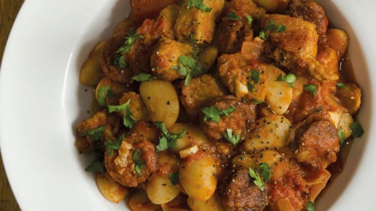 Jay Rayner’s pork, chorizo and butter bean stew | appetite magazine