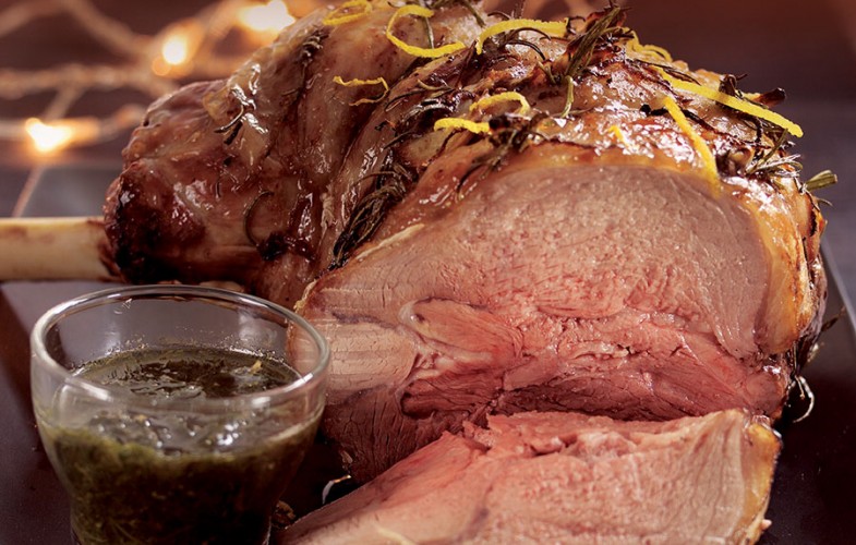 Roast lamb with mint sauce - appetite magazine