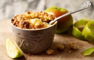 Mini apple crumbles | appetite magazine