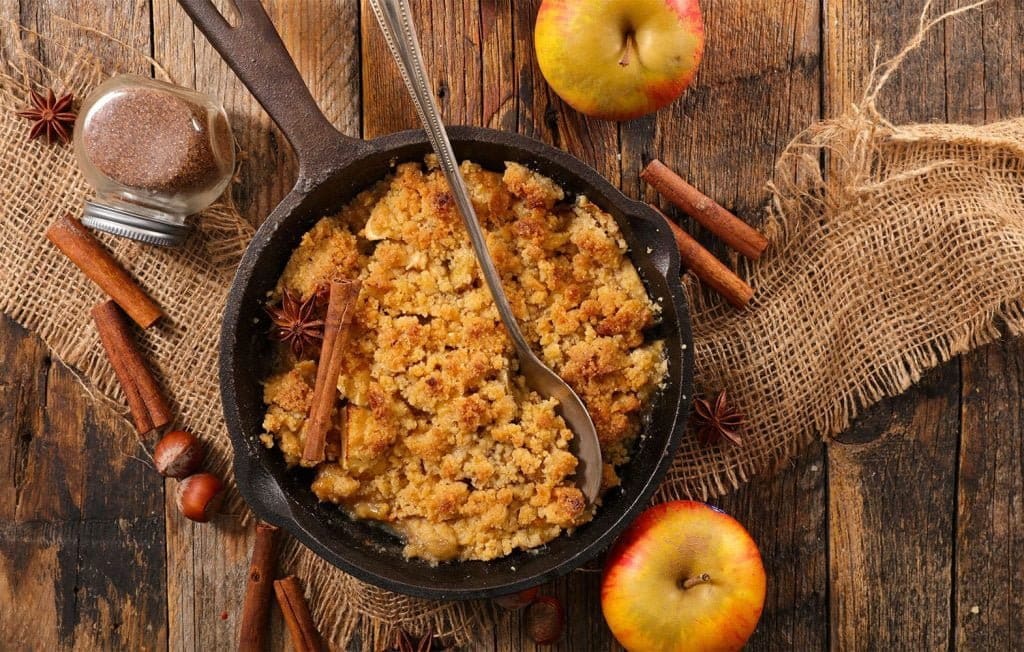 Mini apple crumbles | appetite magazine